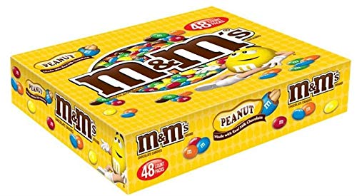 M&Ms Peanut Chocolate Candy (1.74 oz. 48 ct.) [並行輸入品]