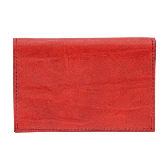 [ゾンネ] 名刺入れ シロッコ メンズ レッド