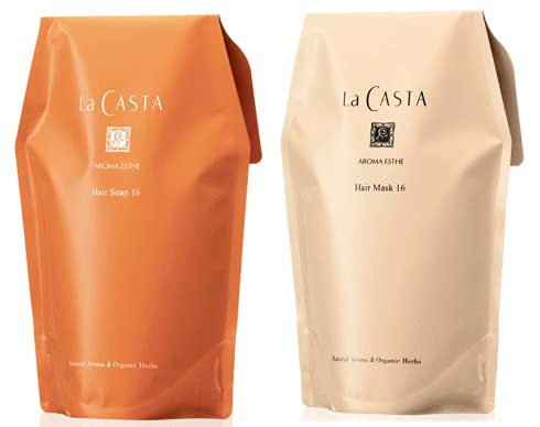 ラ カスタ アロマエステ ヘアソープ16 ヘアマスク16 リフィルセット