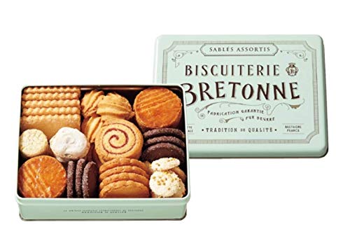 ビスキュイテリエ ブルトンヌ ブルターニュ クッキーアソルティ １缶（46個入） クッキー ギフト 贈り物 ご進物