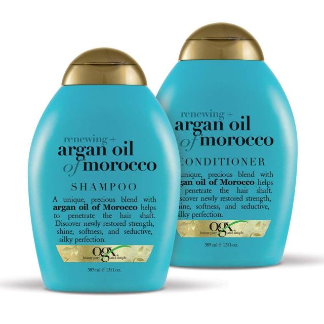 OGX Renewing Argan Oil of Morocco Shampoo & Conditioner 2 セット(13 fl. Oz.) [