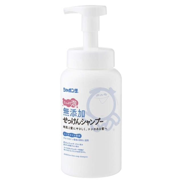 【9個セット】シャボン玉 無添加せっけんシャンプー泡タイプ 520ml