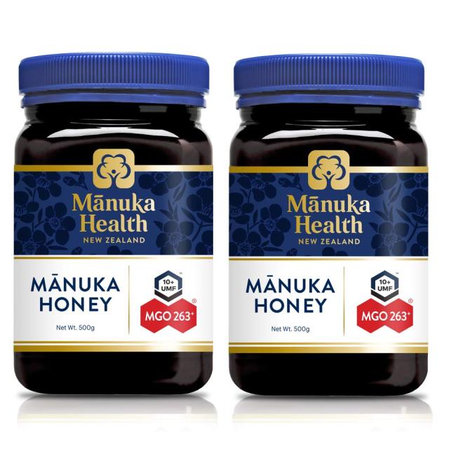 マヌカハニー ２個セット 500g MGO263+ (MGO250+) / UMF10+ [並行輸入品]