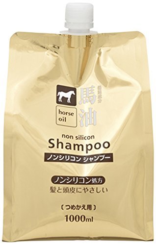 熊野油脂 馬油シャンプー 詰め替え用 1000ml×16個
