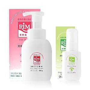 RIMソープ 350g 据置タイプ ＋ RIMエモール 47g セット シンプルケア