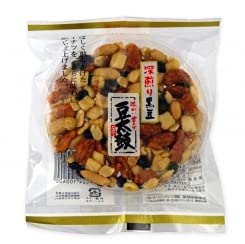 日進堂製菓 豆太鼓 黒豆 1枚×15袋×3セット