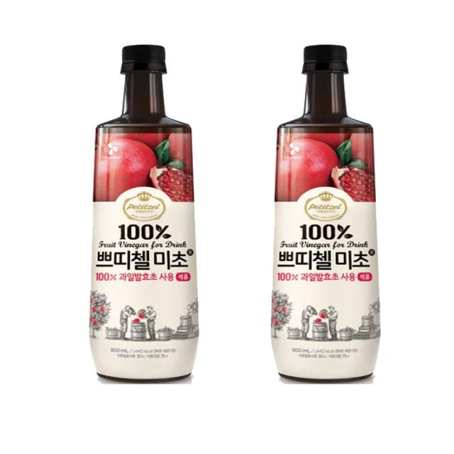 CJ 美酢【2本】ざくろ味900mlX2本 プティチェル ミチョ 酢飲料 韓国食品 韓国流通版の通販はau PAY マーケット - FU-K YA | au PAY マーケット－通販サイト