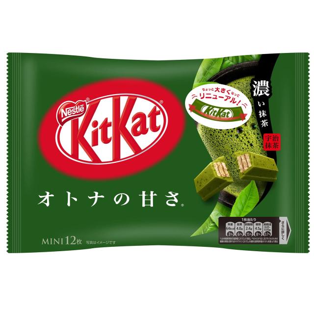 ネスレ日本 キットカット ミニ オトナの甘さ 濃い抹茶 12枚×12袋
