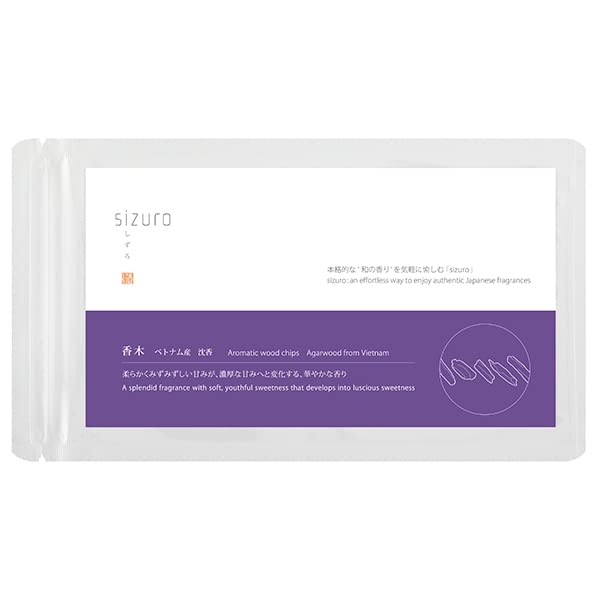 日本香堂 sizuro（しずろ） 香木　ベトナム産沈香 3g