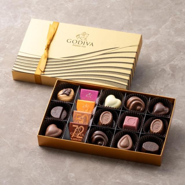 チョコレート ギフト お菓子 詰め合わせ ゴディバ (GODIVA)ハート オブ ゴールド コレクション（16粒入）