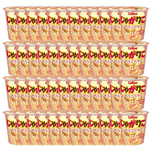 カルビー じゃがりこ たらこバター 詰め合わせ 業務用 箱買い 52g × 48個  大容量 スナック菓子 お