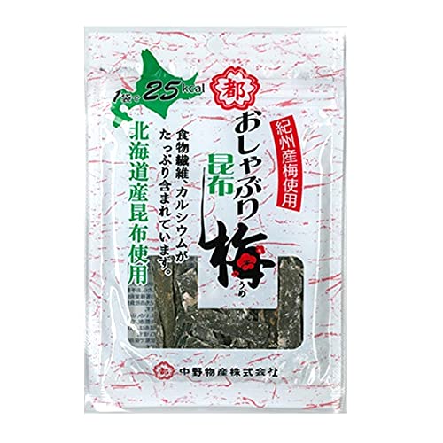 中野物産 おしゃぶり昆布「梅」小袋 50袋