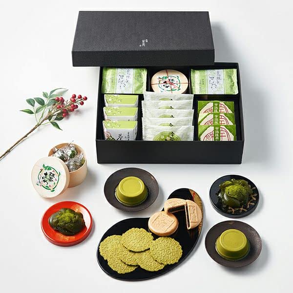 伊藤久右衛門 抹茶 お菓子 詰め合わせ 彩菓錦 ( わらび餅 プリン せんべい もなか あめ )