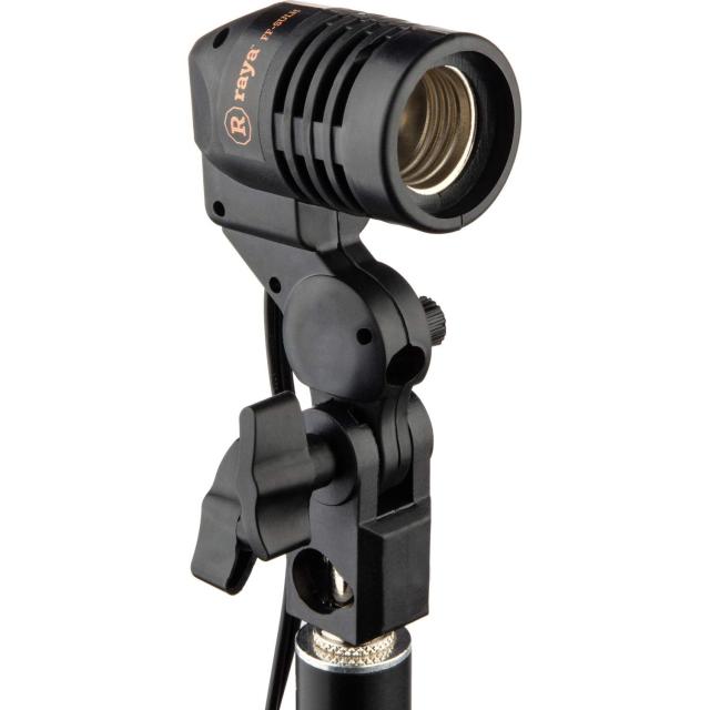 Raya シングルLED/蛍光灯ランプホルダー 傘ソケット付き