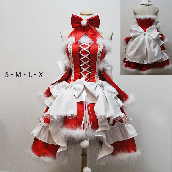 【送料無料】サンタ コスプレ クリスマス衣装 新年パーティー ワンピース セクシー パーティドレス 可愛い コスプレセット 大人 S M L XL be206c0