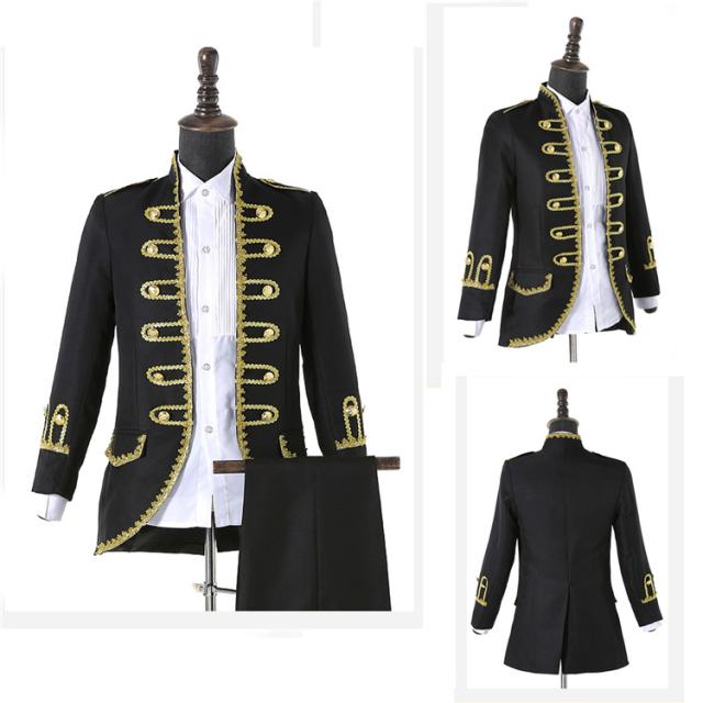 送料無料】公爵 宮廷服 男性用スーツ 5点セット コスプレ衣装 王子様