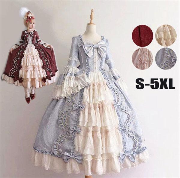 【送料無料】ロリータ ワンピース コスプレ セーラー リボン 姫袖 lolita衣装 仮装 衣装 コスチューム こすぷれ コス おすすめ 可愛い