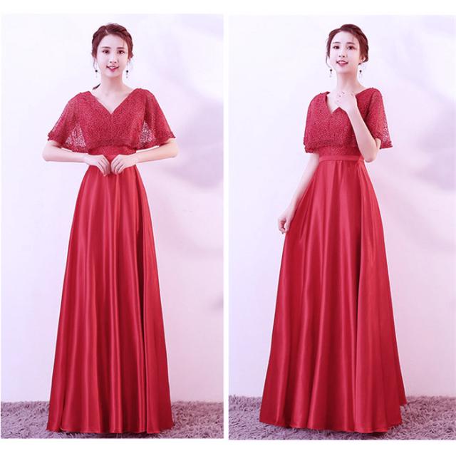 【送料無料】パーティードレス ブライズメイド 司会者 二次会 花嫁  結婚式 ホテル カラー 制服 合唱団 コーラス レース 謝恩会 卒業パーティー 送料無料】パーティードレス ブライズメイド 司会者 二次会 花嫁 結婚