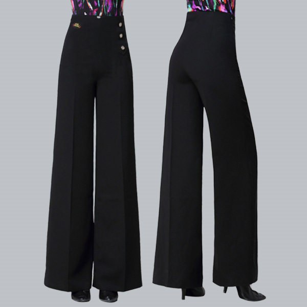 【送料無料】ズボン 競技着 モダンラテンダンス用ズボン レディース 女性用 ダンスズボン 練習着 ステージ 衣装 演出着