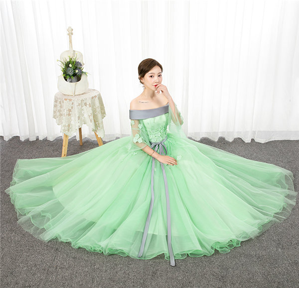 ウェディングカラードレス 青 安い 演奏会 カラードレス コンサート