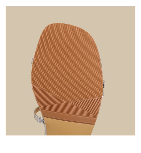 ストラップサンダル リボン 夏 華奢サンダル ローヒール レディース