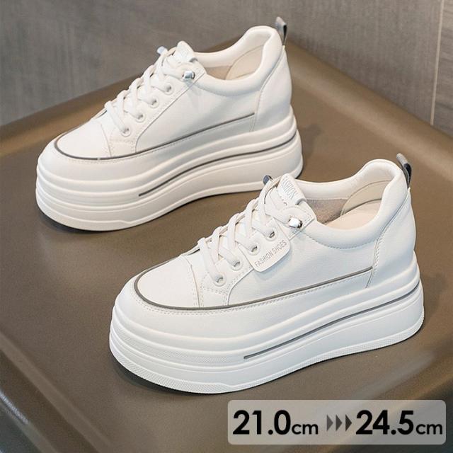 スニーカー 厚底 インヒール ウェッジヒール インソール メッシュ スポーティ 小さいサイズ シューズ レディース 靴 美脚 可愛い 厚底スニーカー かわいい お洒落 おしゃれ カジュアル 歩きやすい 疲れにくい シンプル 白