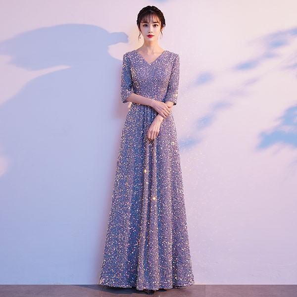 送料無料】ドレス 大人 ピアノ 発表会 ロングドレス 演奏会 結婚式