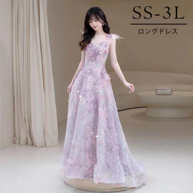 ドレス 大人 ピアノ 発表会 ロングドレス 花柄 演奏会 演奏会用ドレス ピアノ発表会 結婚式 高校生 パーティードレス 小さいサイズ 大きいサイズ 母親 コンクール イブニングドレス ロング 演奏会ドレス