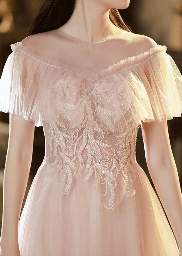 ドレス 大人 ピアノ 発表会 ロングドレス ミモレ丈ドレス 母親 結婚式 バブルスリーブ 半袖 可愛い 成人式ドレス 演奏会用ドレス 二次会 フォーマル 披露宴 ワンピース Aライン パーティードレス イブニングドレス ピンク XS S M L 2L 3L 4L cm039t2t2l9 ドレス 大人 ピアノ 発表会 ロングドレス ミモレ丈ドレス 母親 結婚式