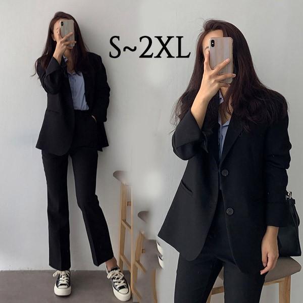 スーツ レディース パンツスーツ セットアップ カジュアル ビジネススーツ ブラック 黒 成人式 春秋冬 卒業式 入学式 面接 就活 入園式 卒園式 ママ 母 母親 親 七五三 通勤 OL 女性 仕事 ジャケット S/M/L/XL/2XL dg107x1x1s1