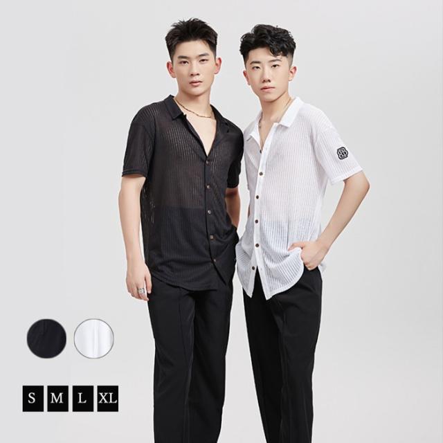 社交ダンス衣装 トップス メンズ ラテン ラテンダンス用シャツ 男性用 ダンス衣装 ダンスウェア 練習着 ワルツ チャチャチャ ルンバ ラテン ラテンダンスシャツ ステージ 衣装 男性社交ダンス衣装 競技用 演出