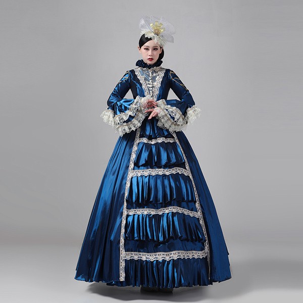 ロココ 貴族ドレス中世 貴婦人ドレス ステージ 衣装 中世ドレス お姫様