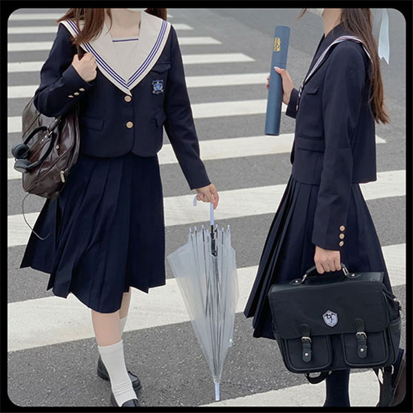 【送料無料】セーラー服 卒業式 女の子 制服 学生制服 長袖 女子高生スカート 制服コスプレ レディース 高校生 お受験 結婚式 発表会 入学 通学