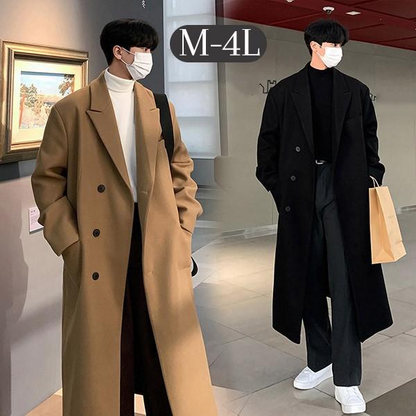 チェスターコート ジャケット ロング丈コート ビジネス フォーマル メンズ アウター 男性 秋冬コート メンズコート 手厚い 大きいサイズ 冬服 ブラック 無地 20代 30代 40代 bg078zezel9