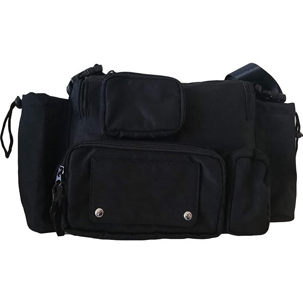 ゼロファイブ（Zerofive） 多機能バッグ 大容量 軽量 ウエスト ショルダー 2WAY ブラック |b04
