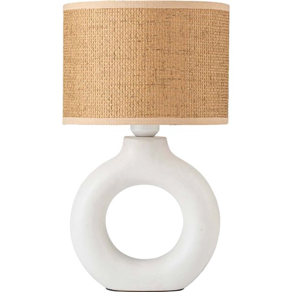 テーブルライト ホワイト 約φ25×H42.5cm（コード長：1.5m） 組立式 |b04