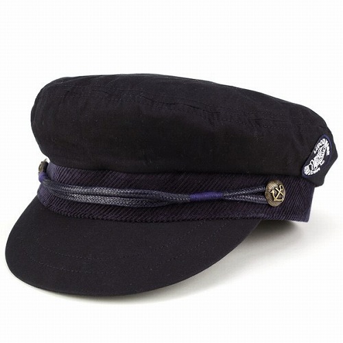 マリンキャップ シナコバ マリン ファッション sinacova ベイヘッドクロス コーデュロイ 秋冬 キャップ カジュアル 紺 ネイビー