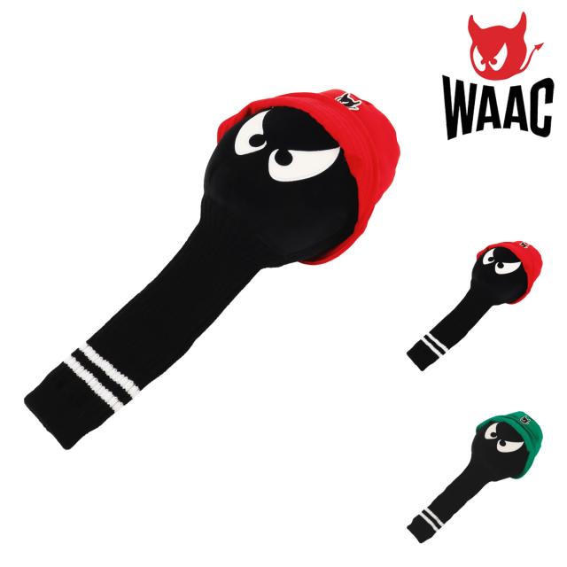 【レビュー投稿で+5％還元】ワック ゴルフ ドライバーカバー ヘッドカバー メンズ レディース072252861 WAAC スポーツ アウトドア クリスマス_mp クリスマス_wp