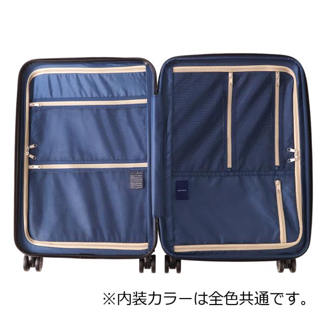 【レビュー投稿で+5％還元】ノーティカ スーツケース 65L 62cm 3.9kg ジッパーキャリー 370-1051 NTC-018 NAUTICA キャリーケース キャリーバッグ TSAロック搭載 拡張 エキスパンダブル クリスマス_mp