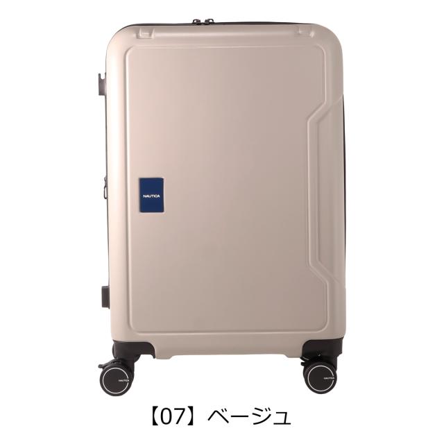【レビュー投稿で+5％還元】ノーティカ スーツケース 65L 62cm 3.9kg ジッパーキャリー 370-1051 NTC-018 NAUTICA キャリーケース キャリーバッグ TSAロック搭載 拡張 エキスパンダブル クリスマス_mp