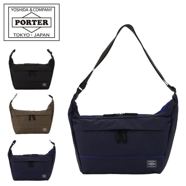 ポーター ムース ショルダーバッグ(L) 751-29874 吉田カバン PORTER レディース メンズ 斜めがけバッグ ブランド 大人 軽量 軽い 横型 B5 カジュアル シンプル アウトドア 通勤 旅行 使いやすい 日本製 クリスマス_mp クリスマス_wp