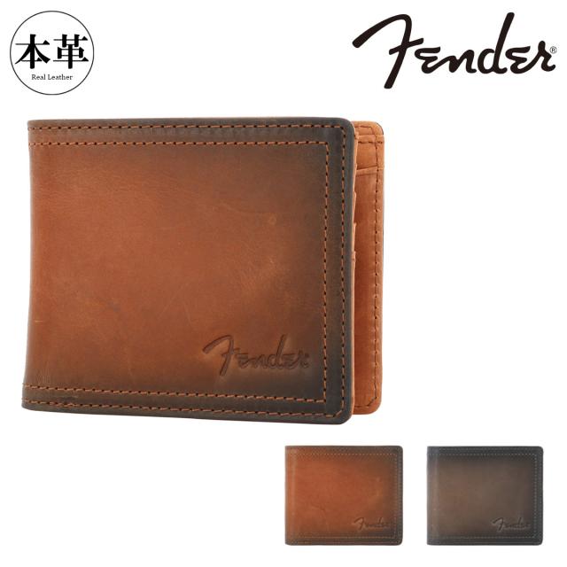 【レビュー投稿で+5％還元】フェンダー 二つ折り財布 牛革 メンズ 950-502 Fender ストラトキャスター 折りたたみ財布 開運 一粒万倍日 クリスマス_mp