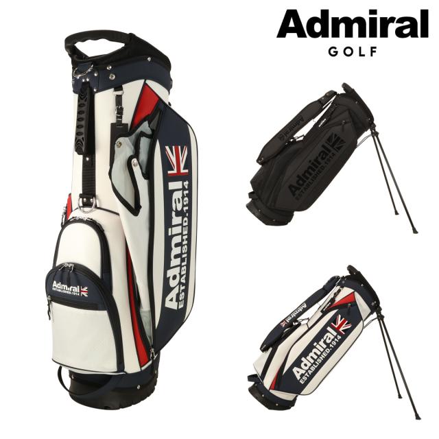 アドミラル ゴルフ キャディバッグ スタンド型 9型 46インチ対応 メンズADMG5BC6 Admiral ゴルフバッグ