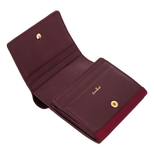 レビュー投稿で+5％還元】エアリスト 二つ折り財布 ミニ財布 本革