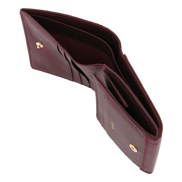 レビュー投稿で+5％還元】エアリスト 二つ折り財布 ミニ財布 本革