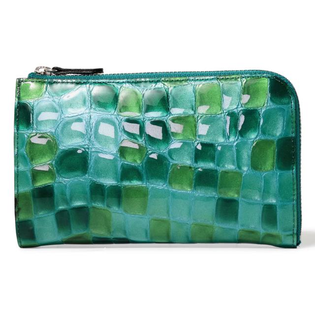 色:ブルーグリーン[アルカン] 財布 メテオール レビュー投稿で+5％還元