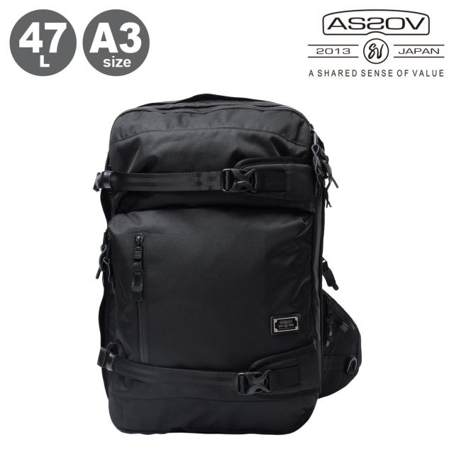 【レビュー投稿で+5％還元】アッソブ リュック 3WAY 47L A3 バックパック コーデュラドビー メンズ レディース 061404 AS2OV CORDURA DOBBY 305D 大容量  クリスマス_mp クリスマス_wp