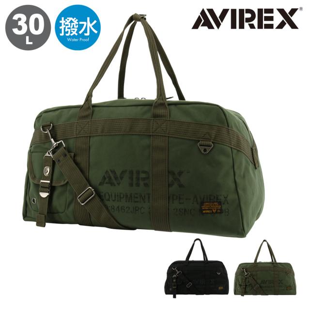 【レビュー投稿で+5％還元】アヴィレックス ボストンバッグ 30L メンズ イーグル AVX3525 AVIREX 2WAY ショルダーバッグ パラシュートバッグ ミリタリー 撥水 旅行 クリスマス_mp