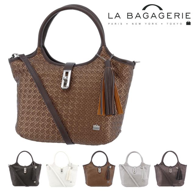 【レビュー投稿で+5％還元】ラバガジェリー トートバッグ 2WAY フレンチファブリック レディース B91-01-02 LA BAGAGERIE ミニ ショルダーバッグ クリスマス_mp クリスマス_wp