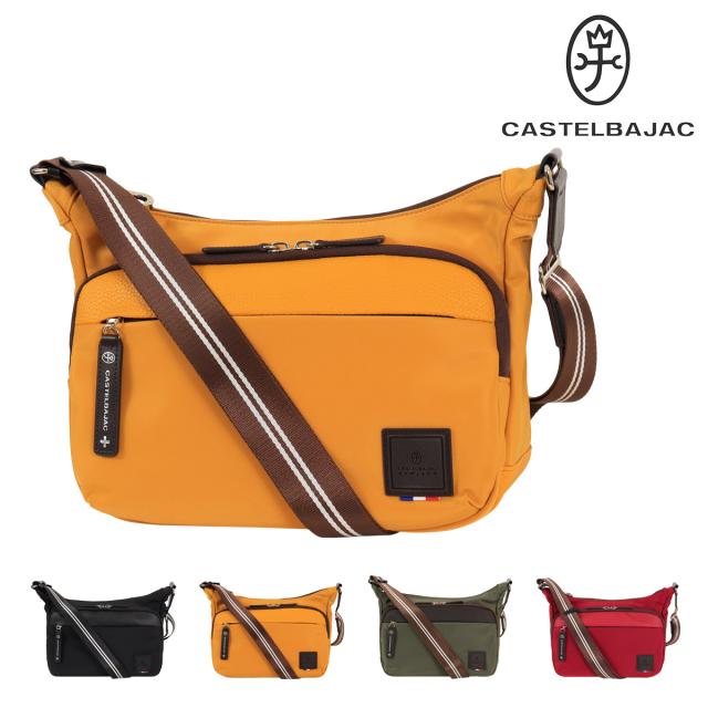【レビュー投稿で+5％還元】カステルバジャック ショルダーバッグ カジュアル 横型 収納 シンプル メンズ 055162 コロIV CASTELBAJAC クリスマス_mp